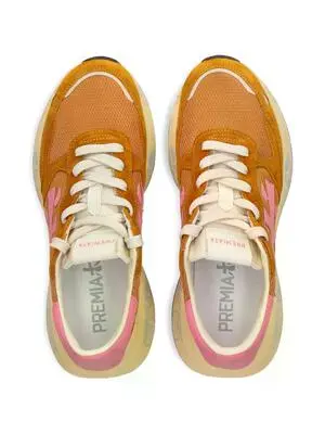 Premiata Lauryn Cutout Leather Sneakers