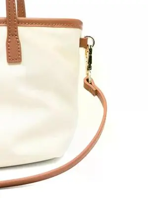 MC2 SAINT BARTH Mini Logo-embroidered Tote Bag - Neutrals