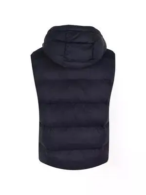 Corneliani Hooded Gilet - Blue