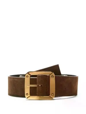 Acne Studios Square-buckle Leather Belt - Brown