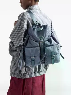 Prada Medium Re-nylon Backpack - Blue