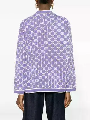 Gucci Monogram Pocket Cotton Cardigan