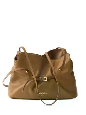 Prada Small Nappa Leather Bag - Neutrals