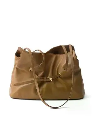 Prada Small Nappa Leather Bag - Neutrals