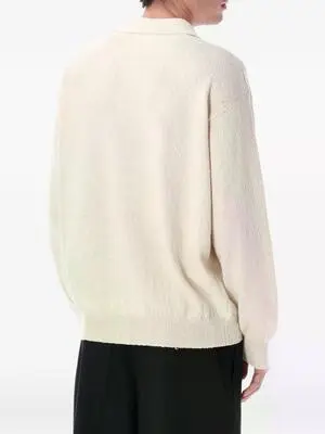 ROBERTO COLLINA Polo Collar Sweater - Neutrals