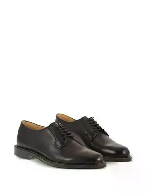 Brunello Cucinelli Leather Derby Shoes - Black