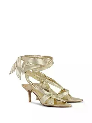 Ba&sh Covilla Tie-detail Sandals - Gold