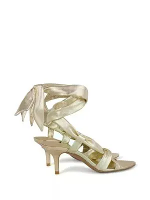 Ba&sh Covilla Tie-detail Sandals - Gold