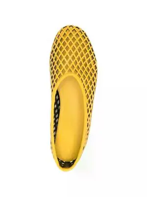Proenza Schouler Perforated Ballerina Flats - Yellow
