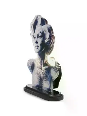 Linee Recanati Carrara Hollywood Tattoo Table Lamp