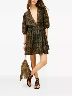 Ba&sh Theodora Paisley-print Mini Dress