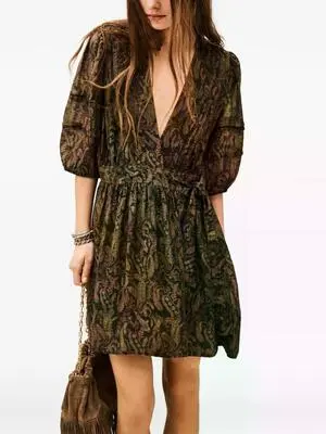Ba&sh Theodora Paisley-print Mini Dress