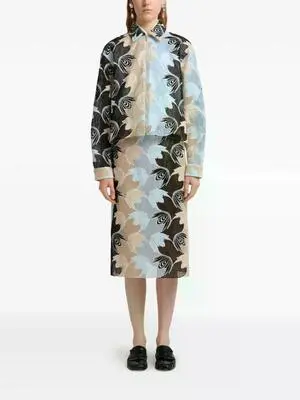 Marni Broderie Anglaise Floral Overshirt