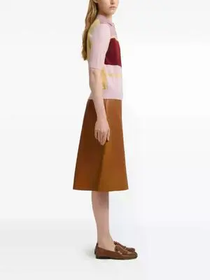 Marni Colour-block Striped Shirt - Pink