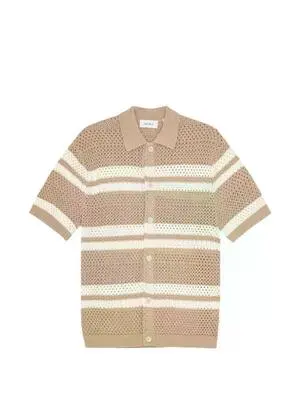 LES DEUX Gianni Striped Shirt - Neutrals