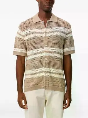 LES DEUX Gianni Striped Shirt - Neutrals