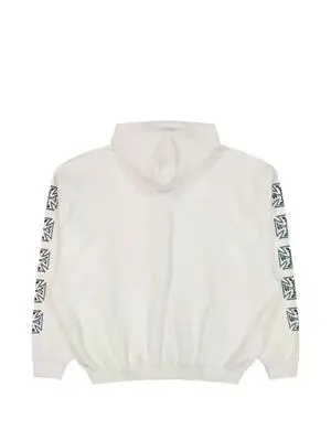 Vetements Logo Zip-up Hoodie - Neutrals