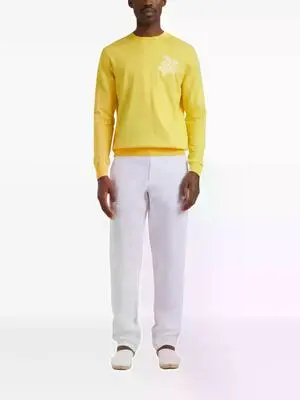 Vilebrequin Jacquard Turtle Cotton Sweater - Yellow