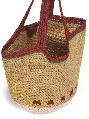 Marni Woven Tote Bag - Neutrals