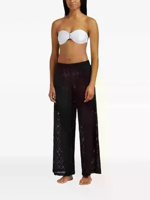 Vilebrequin Chevron-knit Wide-leg Trousers