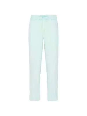 Vilebrequin Linen Drawstring Trousers - Blue
