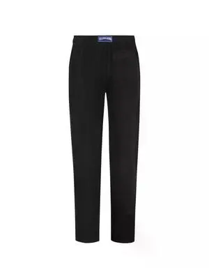 Vilebrequin Drawstring Linen Trousers - Black
