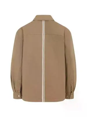 MORDECAI Flap Pocket Stripe Back Shirt