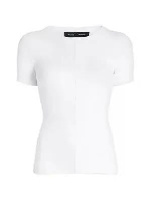Proenza Schouler Ribbed Knit T-shirt - White
