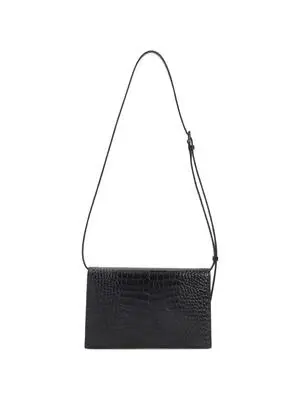 TOM FORD Crocodile-effect Shoulder Bag - Black