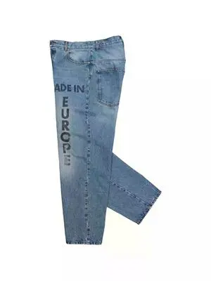 Vetements Text-print Jeans