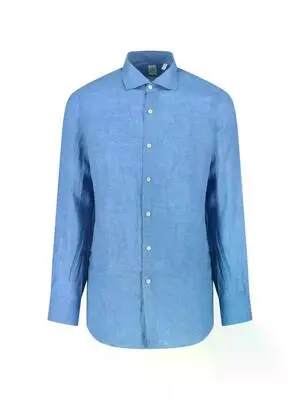 FINAMORE 1925 Gaeta Buttoned Shirt - Blue