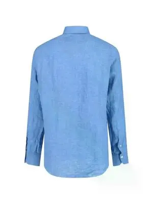 FINAMORE 1925 Gaeta Buttoned Shirt - Blue
