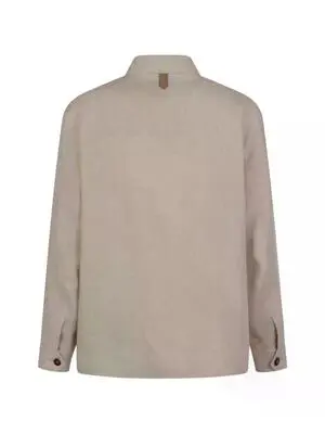 Canali Buttoned Flap-pocket Jacket - Neutrals