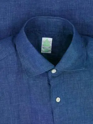 FINAMORE 1925 Gaeta Buttoned Shirt - Blue