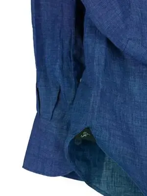 FINAMORE 1925 Gaeta Buttoned Shirt - Blue