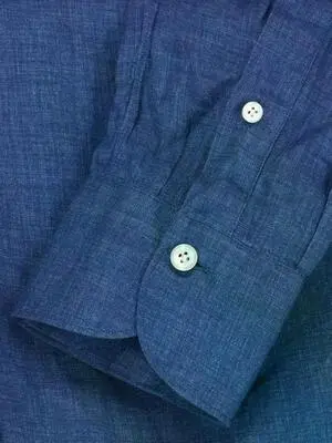 FINAMORE 1925 Gaeta Buttoned Shirt - Blue