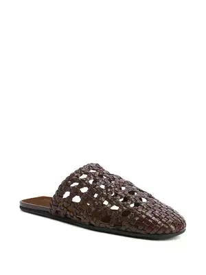 GIUSEPPE ZANOTTI Hand-woven Cage Slippers
