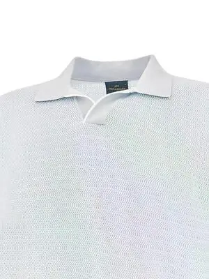Paul & Shark Open-collar Cotton T-shirt - Blue