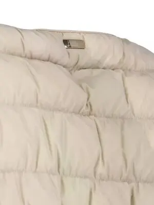 Herno Zip Quilted Coat - Neutrals