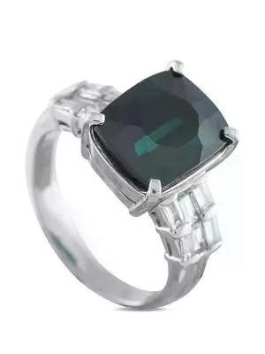 LB EXCLUSIVE Platinum, Tourmaline And Diamond Ring
