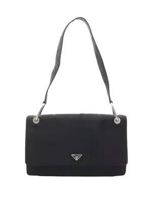Prada 2000-2013 Tessuto Flap Shoulder Bag