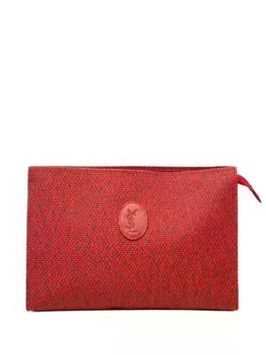 Saint Laurent 2000-2010 Canvas Clutch Bag