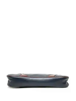 Prada Patent Trimmed Vitello Drive Crossbody Bag