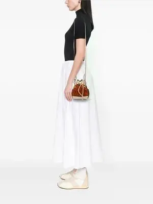 Fendi Mini Zucca Mon Tresor Bucket Bag Satchel