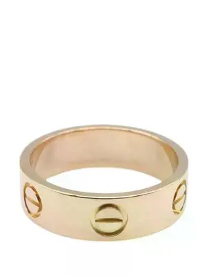 Cartier 18K Rose Gold Classic Love Ring Pink