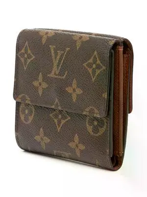 LOUIS VUITTON 2002 Monogram Portefuille Elise Trifold Wallet Small Wallets