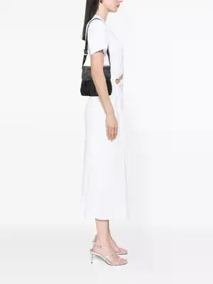 Prada 2000-2012 Tessuto Zip Buckle Messenger Bag