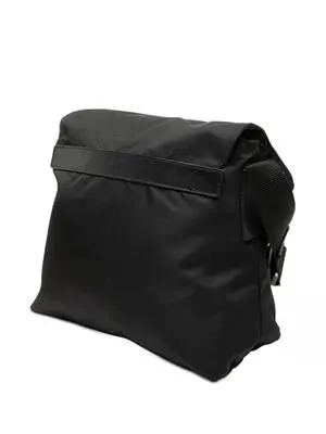 Prada 2000-2012 Tessuto Zip Buckle Messenger Bag