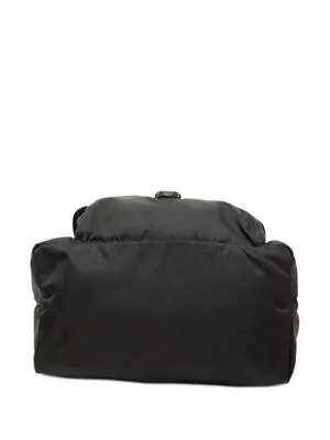 Prada 2000-2012 Tessuto Zip Buckle Messenger Bag