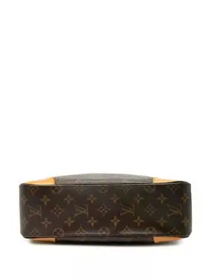 LOUIS VUITTON 2002 Monogram Boulogne 30 Shoulder Bag - Brown